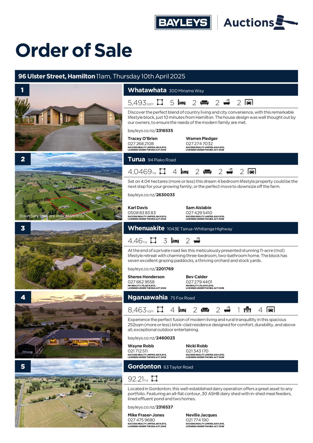 DigiMag® - auction order of sale hamilton 2025 04 10