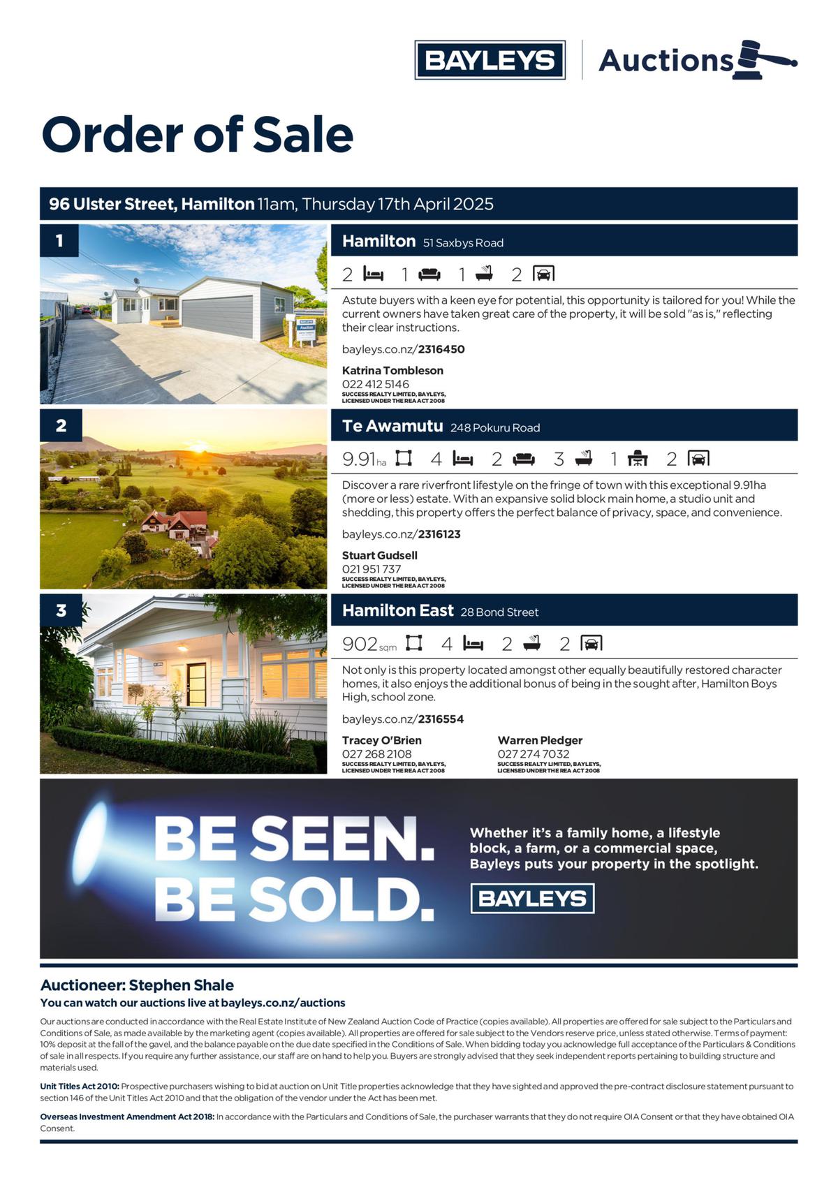 DigiMag® - auction order of sale hamilton 2025 04 17